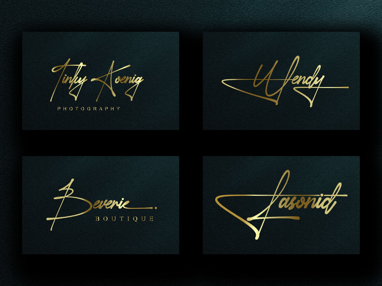 Handwritten Signature Logo Design, Handwriting Photography Logo ...
