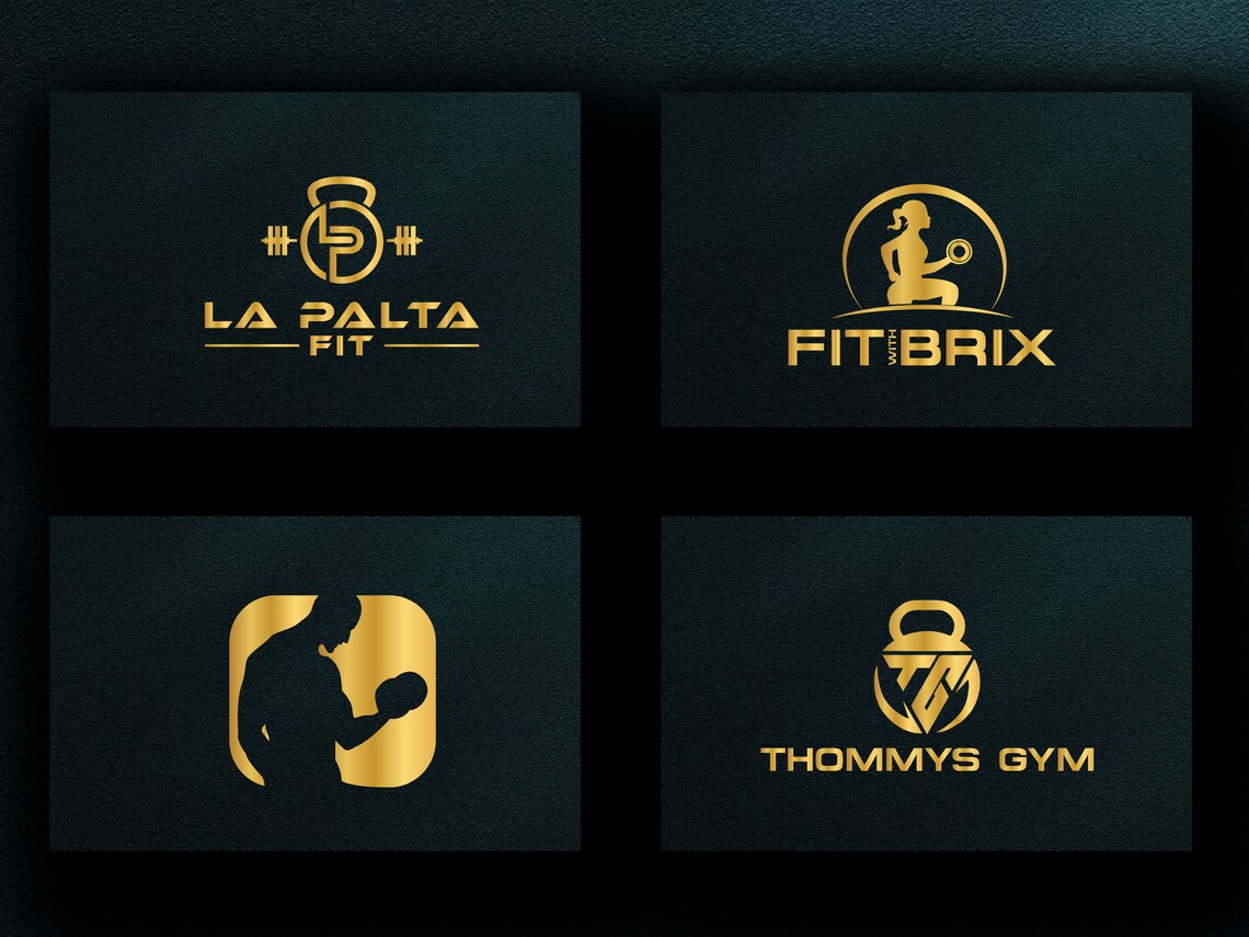 Custom Fitness Logo, Gym Logo, Personal Trainer Logo, Fitness ...