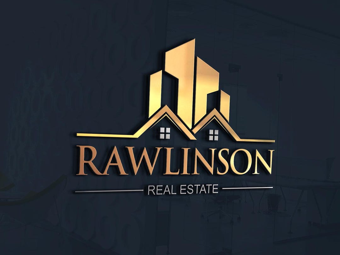 Custom Real Estate Logo, Realtor Logo, Minimalist Logo, Roofing Logo ...