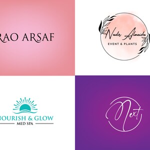 Custom Initial Logo Design, Logo Maker, Beauty and Cosmetics Logo ...