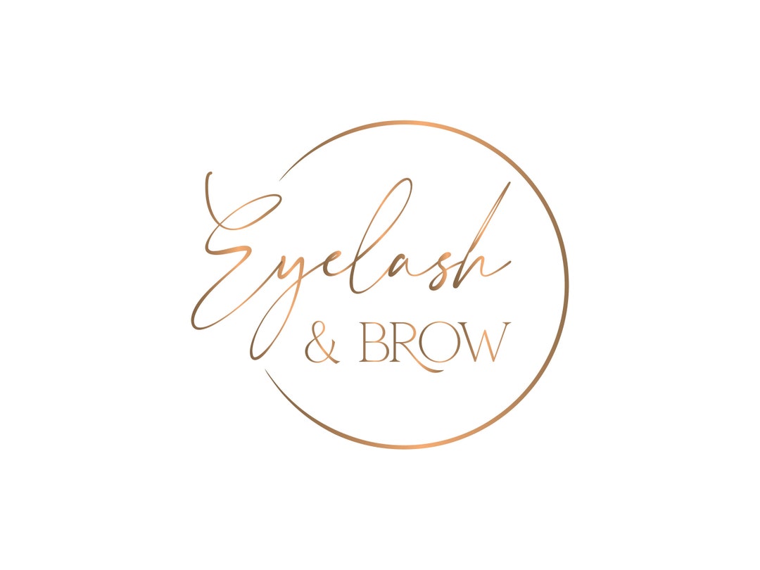 Custom Signature Logo Beauty and Cosmetics Logo Eyelash - Etsy