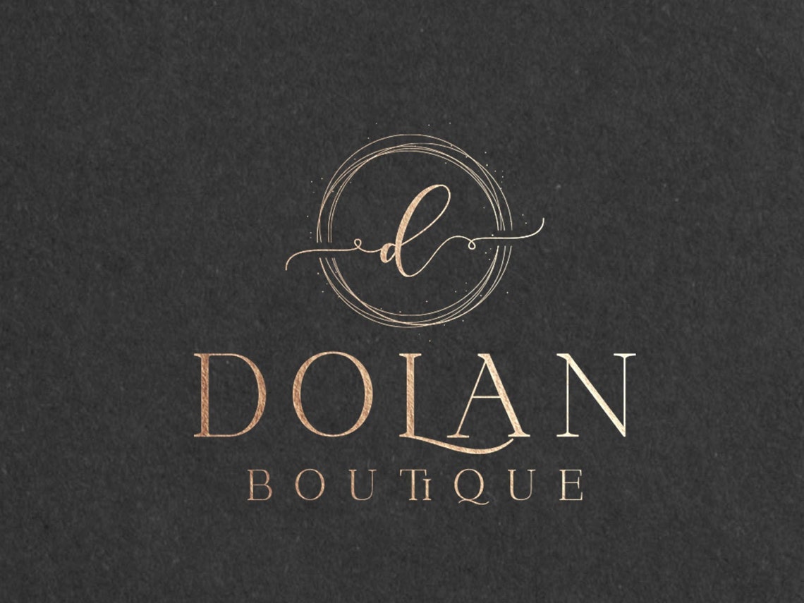Custom Calligraphy Logo Boutique Logo Signature Logo - Etsy