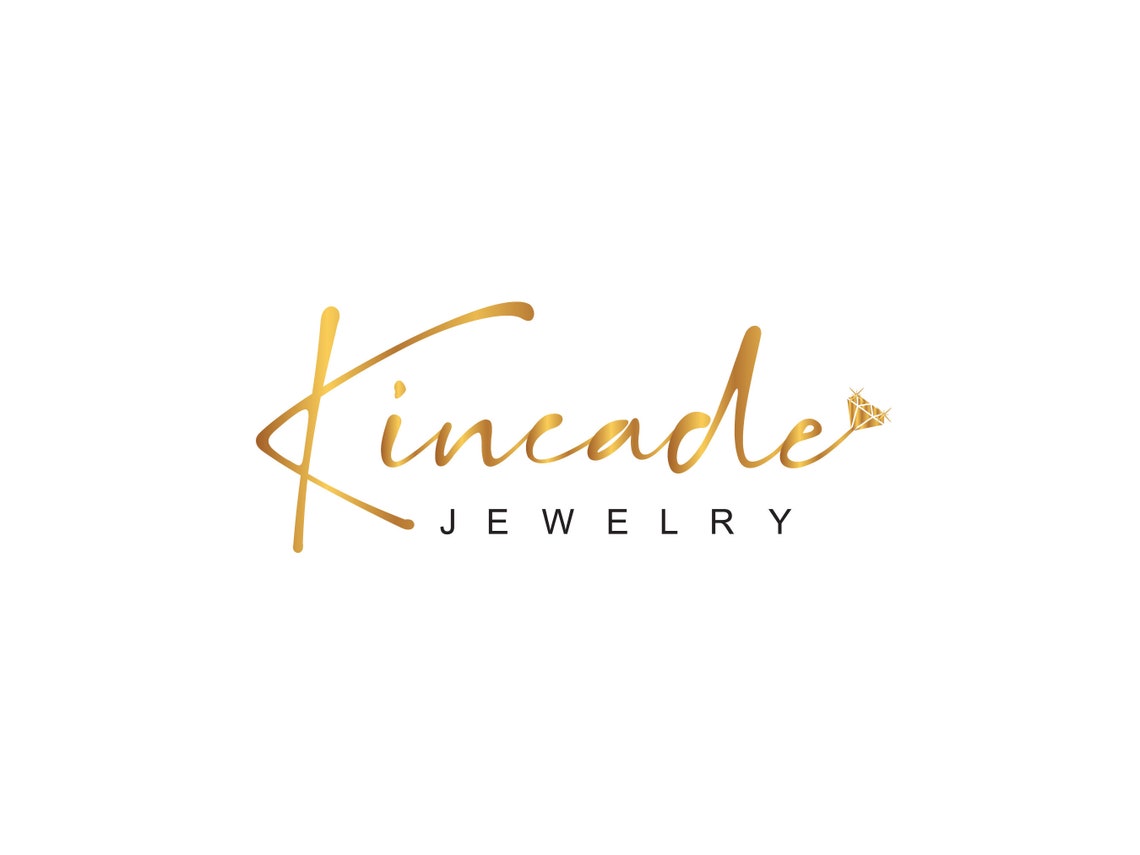 Logo Design Custom Jewelry Logo Emerald Logo Earring Logo - Etsy