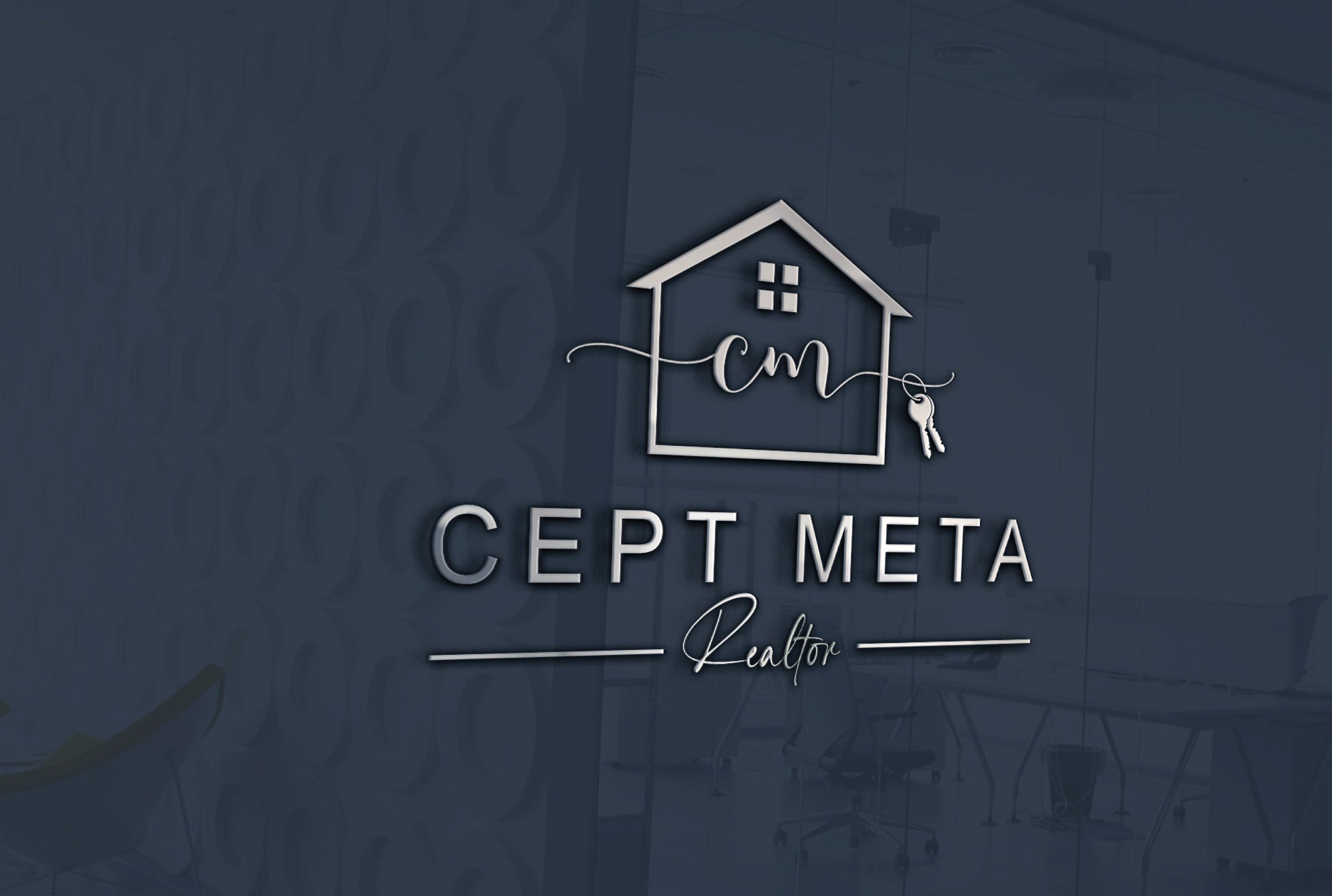 Custom Real Estate Logo, Realtor Logo, Roofing Logo, Realty Logo ...