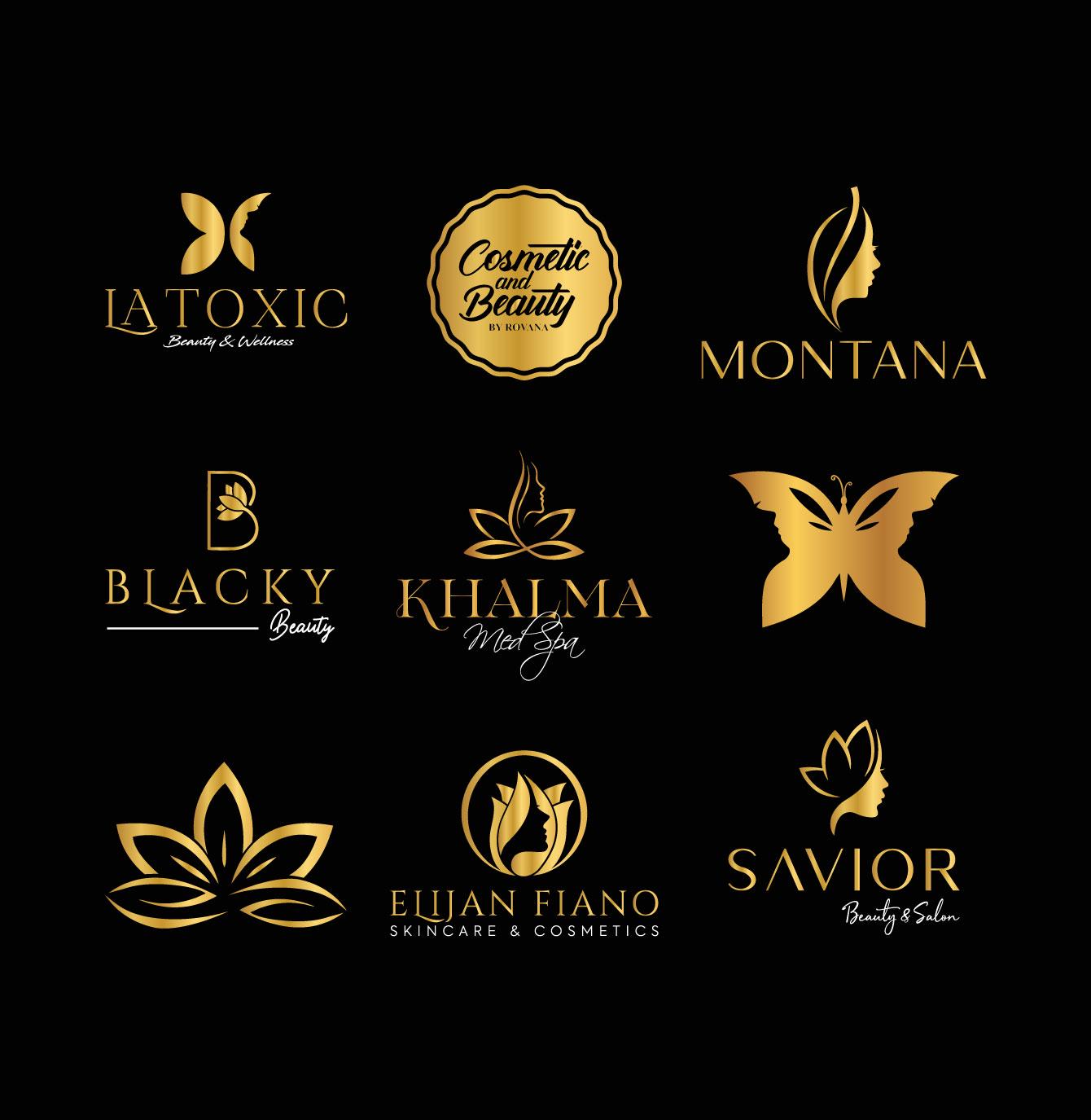 Kosmetik Logo Gestalte Mit Vorlagen Ein Schönes Beauty Logo | Canva