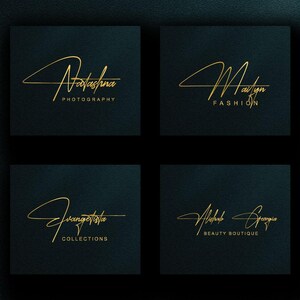 Custom Signature Logo Design, Logo Sign, Photography Logo, Hand Drawn ...