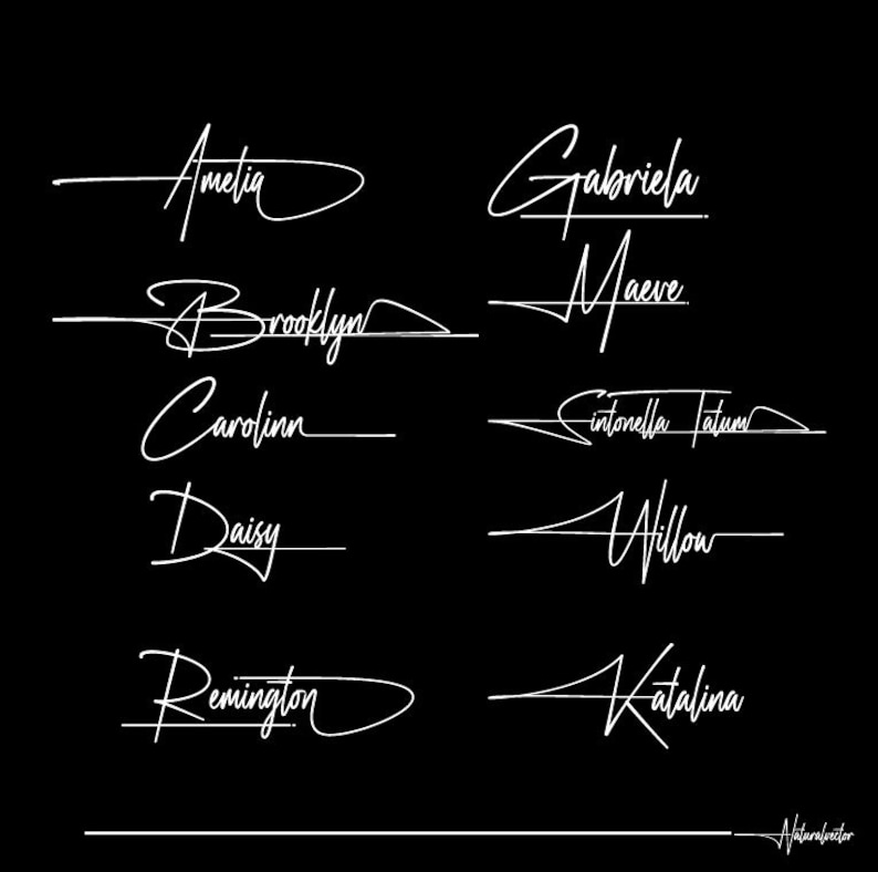 Custom Signature Design, Handwritten Logo, Cursive Logo, Hand Drawn ...