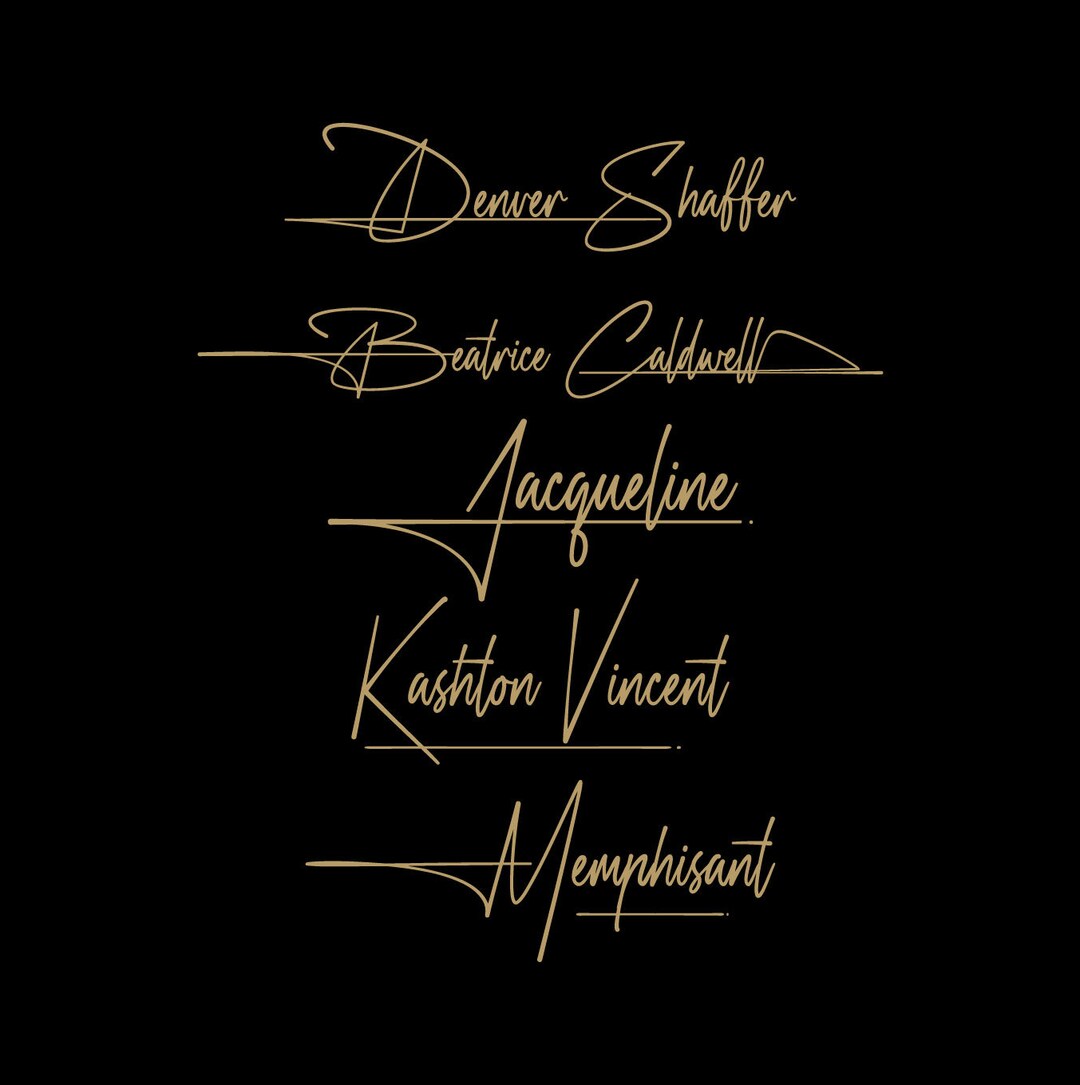 Custom Signature Design, Handwritten Logo, Cursive Logo, Hand Drawn ...