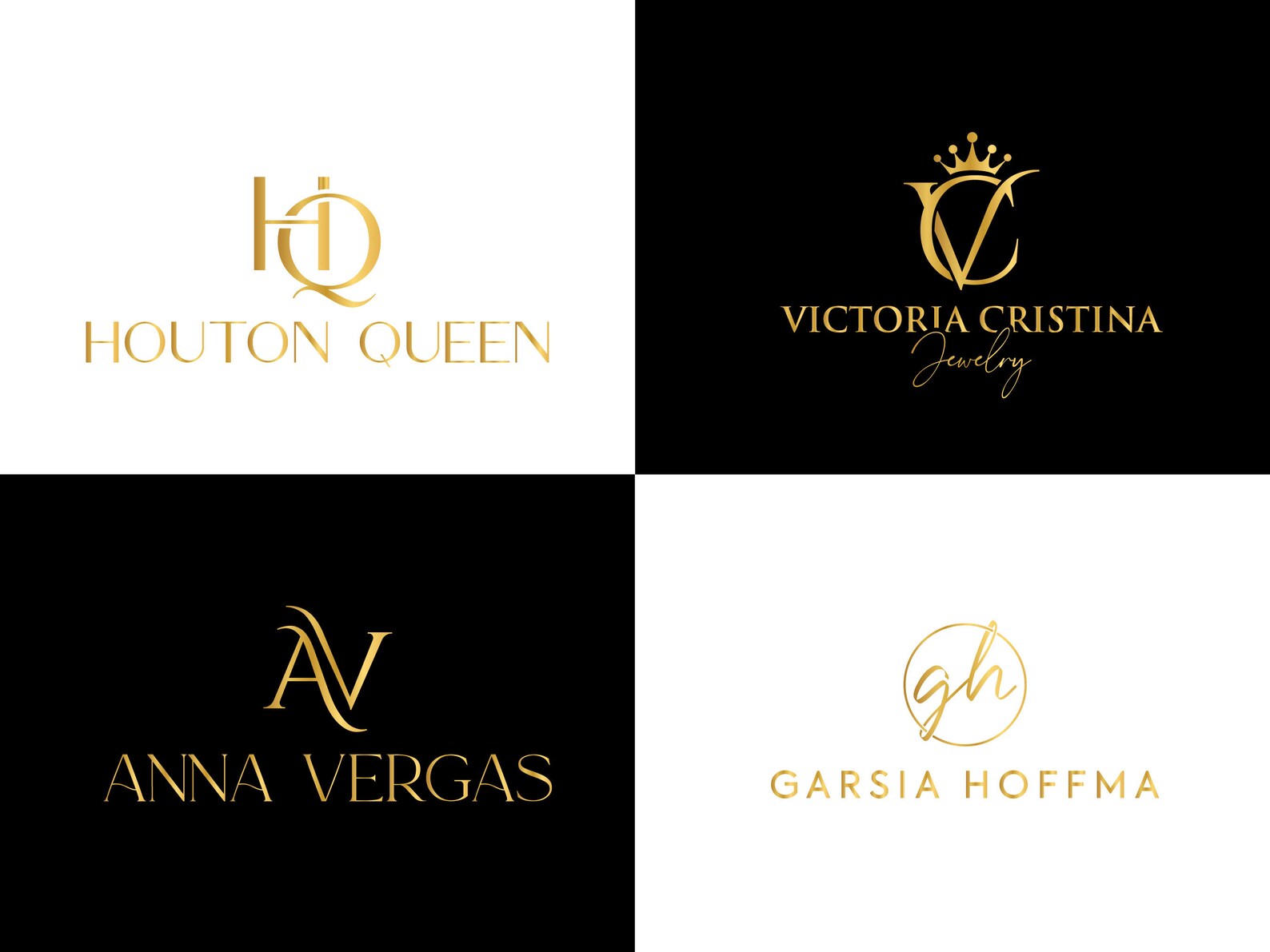 Custom Initial Logo, Business Fashion Logo, Jewelry Logo, Brand Logo ...