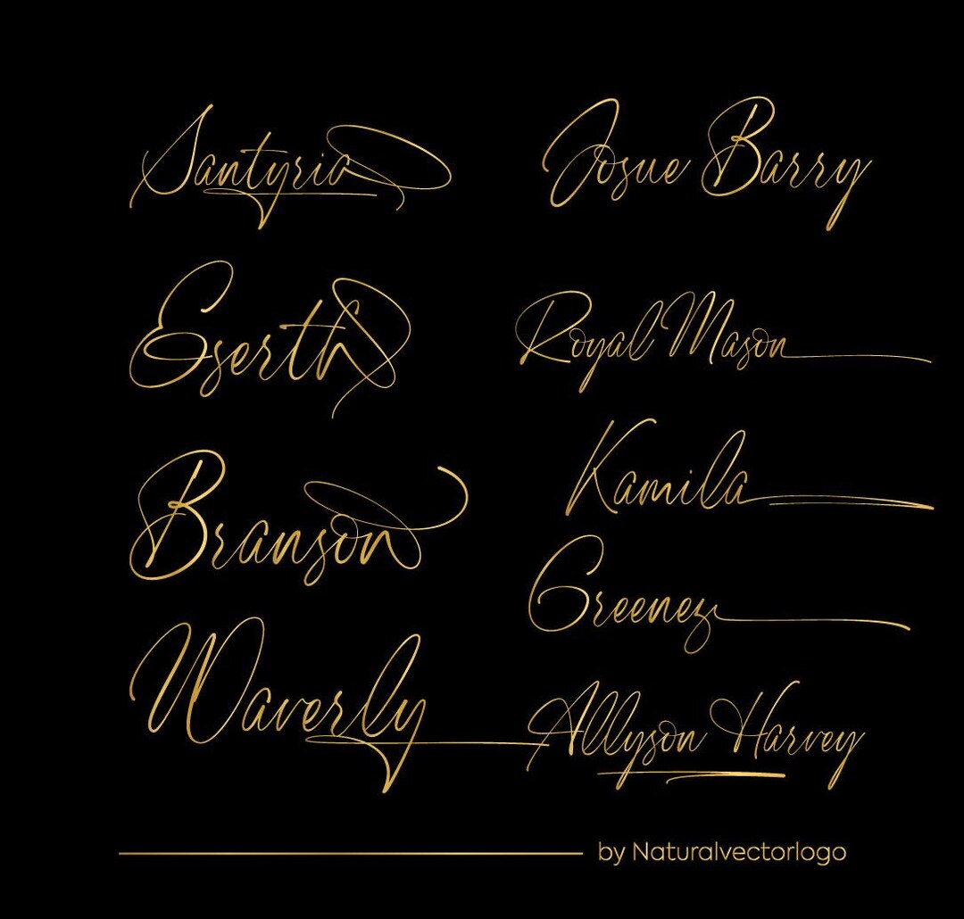 Custom Signature, Sign Design, Photography Logo, Personal Signature ...