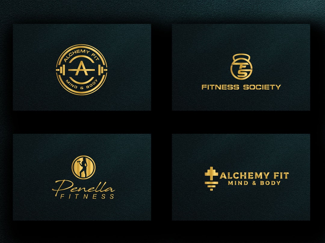 Custom Fitness Logo, Gym Logo, Personal Trainer Logo, Fitness ...