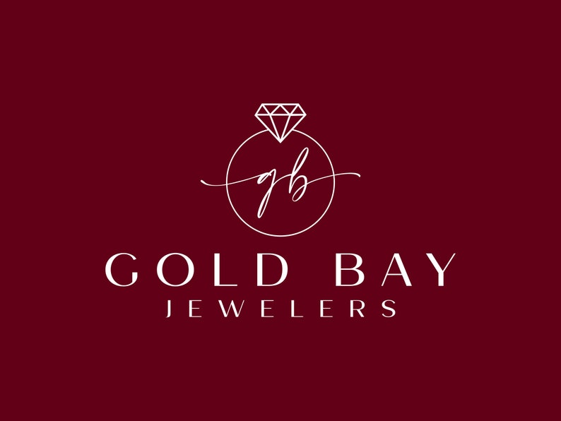 Custom Logo Jewelry, Emerald Logo,earring Logo, Minimalist Logo, Ring ...