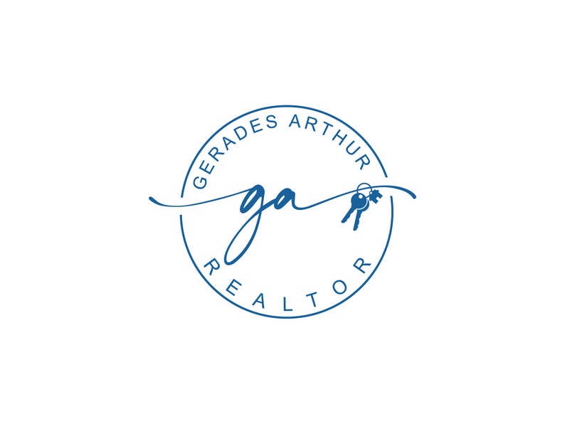 Realtor Logo, Real Estate Logo, Key Realtor Logo, Handwritten Logo ...