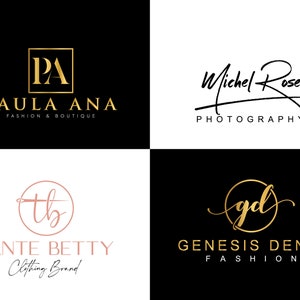 Initials Logo, Logo Design, Minimalist Logo Design, Custom Branding ...