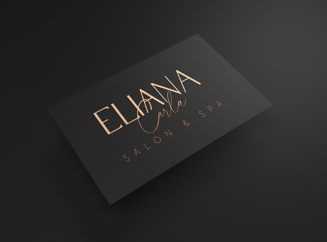 Custom Wordmark Logo, Text Logo, Beauty Logo, Skincare Logo ...