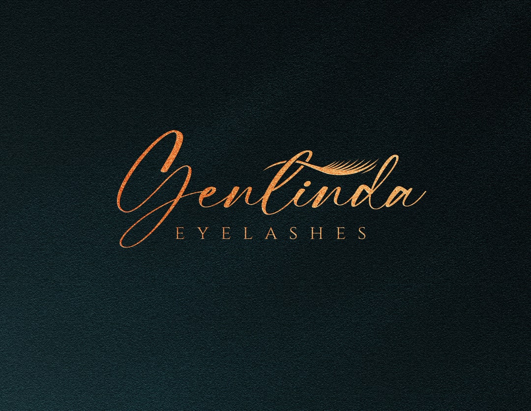 Custom Eyelash Logo Design, Signature Logo, Brows Logo, Lashes Logo ...