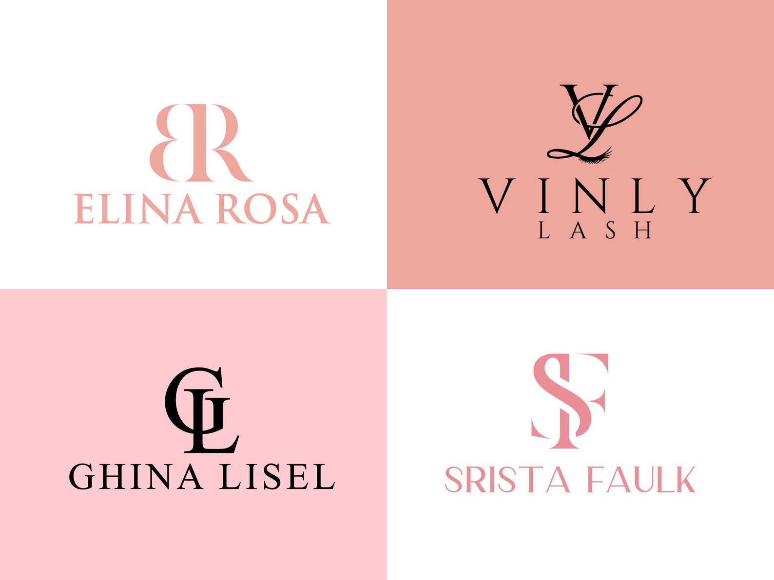 Custom Initial Logo, Business Fashion Logo, Jewelry Logo, Brand Logo ...