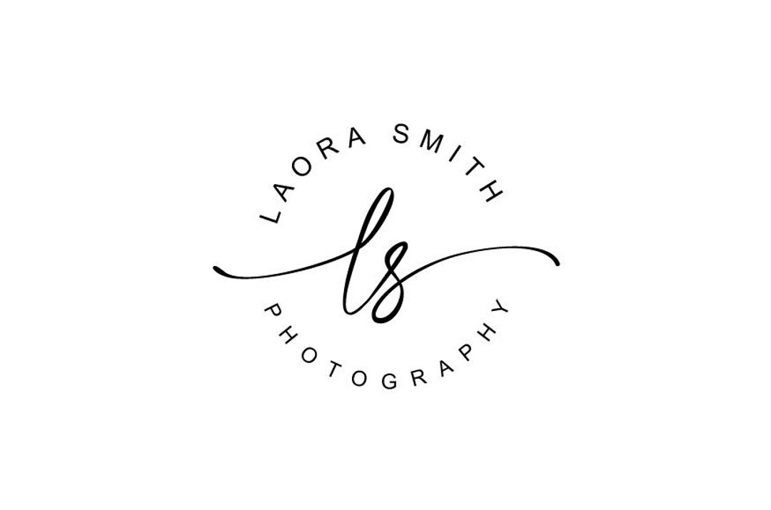 Custom Calligraphy Logo Design, Wedding Logo, Bridal Logo, Photography ...