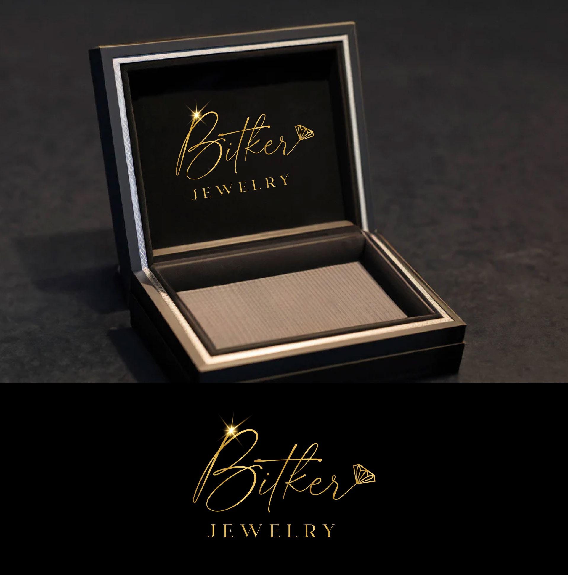 Bijoux logo personnalisés, logo de bijoux de marque, logo de bague de ...