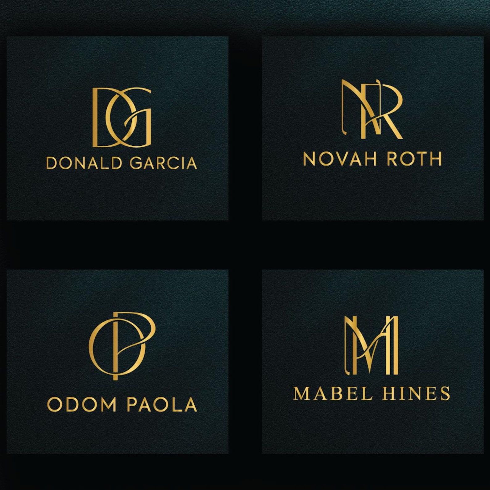 Custom Clothing Brand Logo, Initial Logo, Fashion Boutique, Business ...