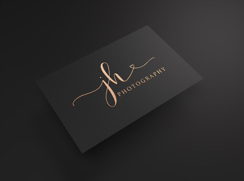 Custom Calligraphy Logo, Heart Logo, Logo Designs, Photography Logo ...