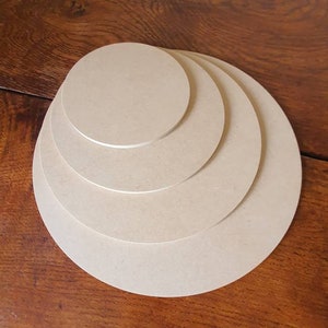 MDF Circles - Etsy