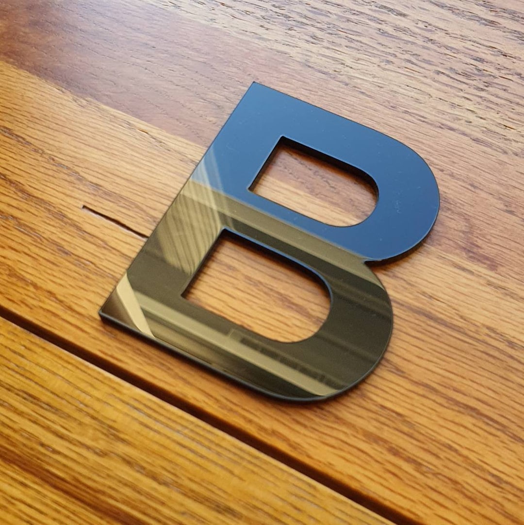 Gloss Black Acrylic Letters and Numbers - Etsy