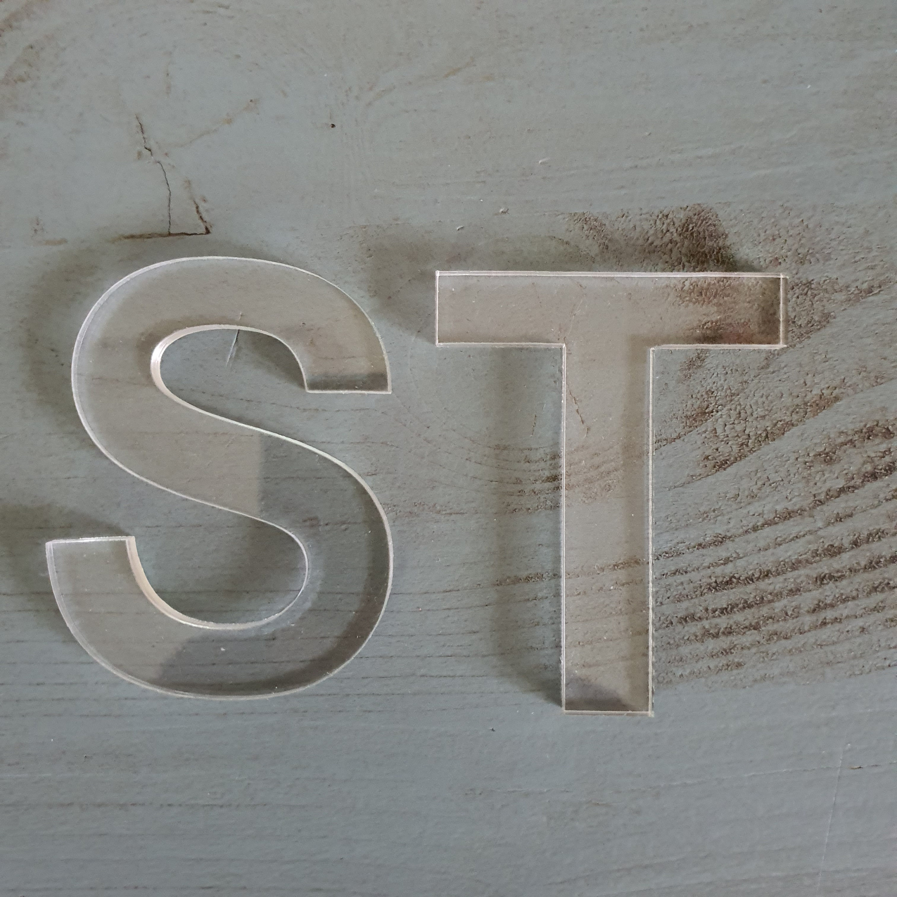 Clear Acrylic Letters and Numbers - Etsy