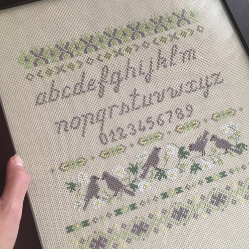 Alphabet Cross Stitch Monogram Cross Stitch Pattern - Etsy