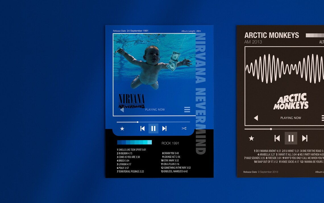 Personalised Album Cover Poster Choose Your Own Album Custom | Etsy