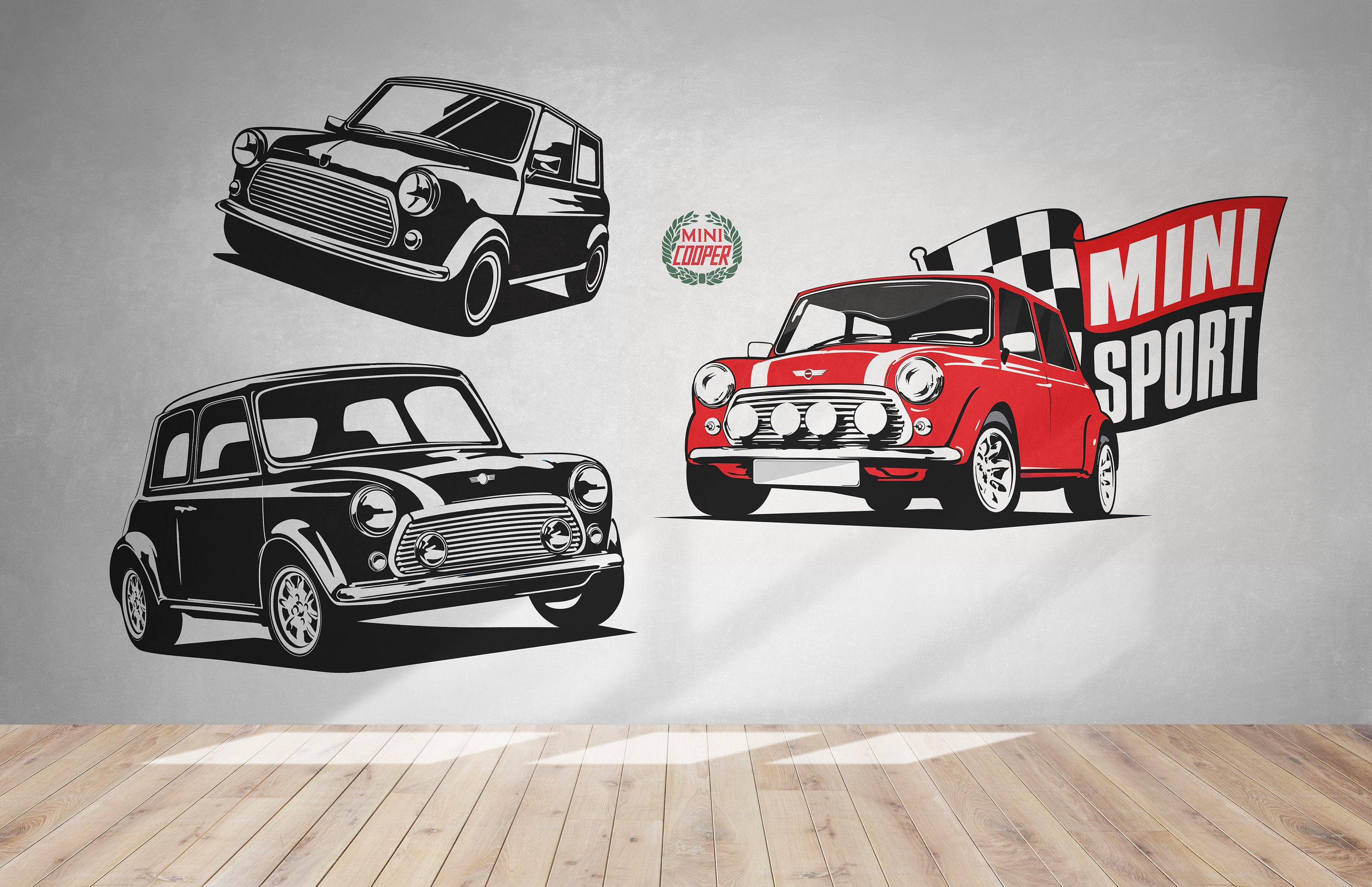 Mini Cooper Vector Bundle Svg/eps/png/ai Stencil Art, Vinyl Cutter ...