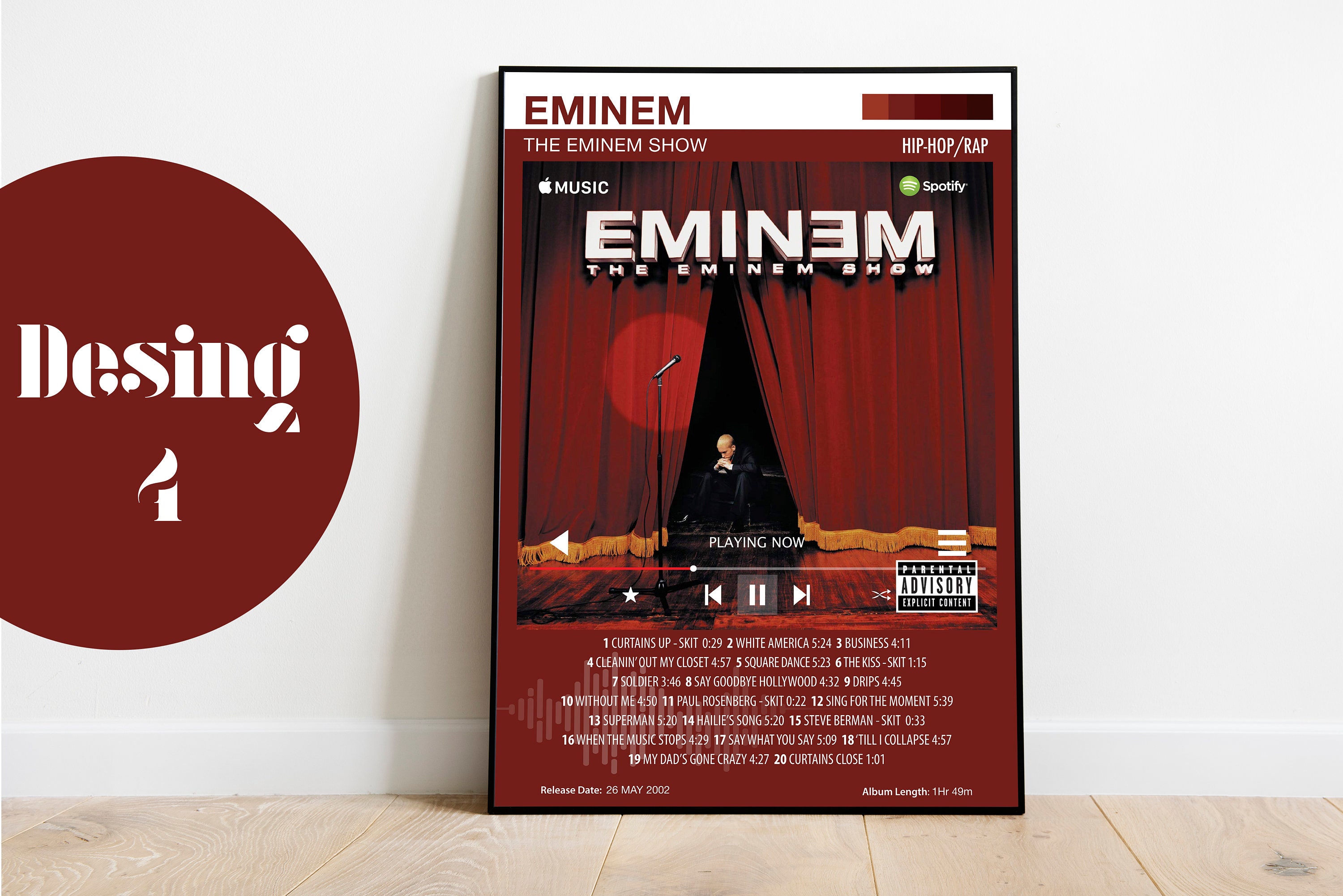 Personalised Album Cover Poster Choose Your Own Album, Custom Music ...