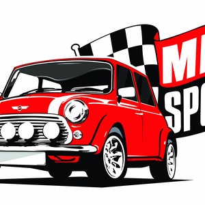 Mini Cooper Vector Bundle Svg/eps/png/ai Stencil Art, Vinyl Cutter ...