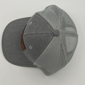 Moutain Leather Patch Trucker Hat Mountain Range Snapback Hat Hiking ...