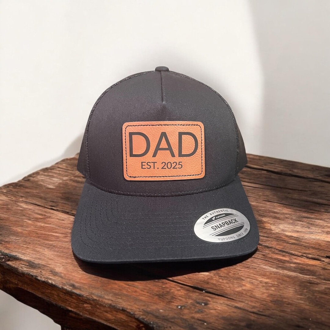 Dad Established Year Hat Personalized Dad Hat With Any Year New Dad ...