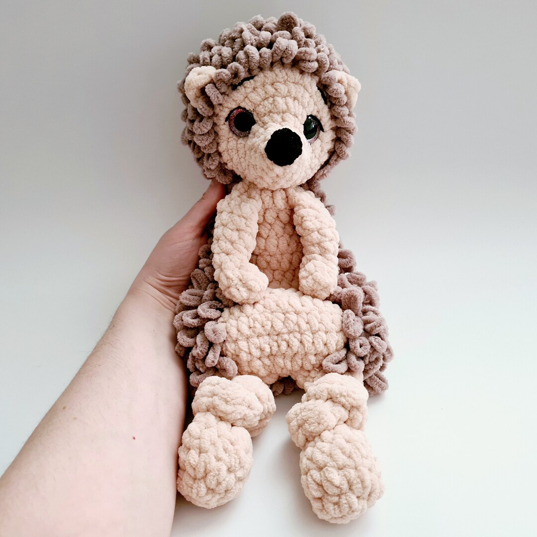 Adorable Crochet Hedgehog Snuggler Toy, Soft & Safe Cuddle Buddy for ...