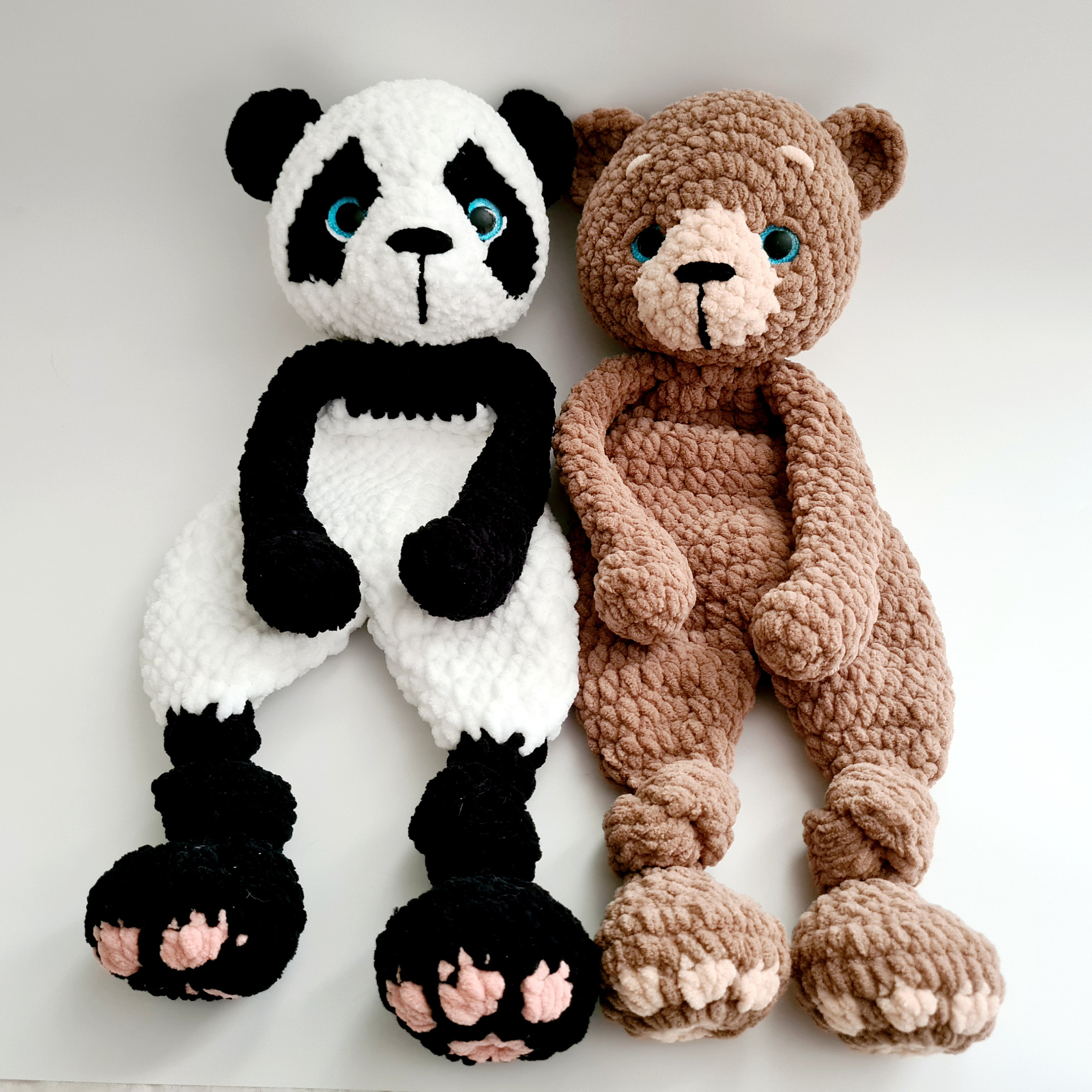 Crochet Bear Snuggler Toy: Plush Cuddle Buddy, Safe for Kids - Etsy