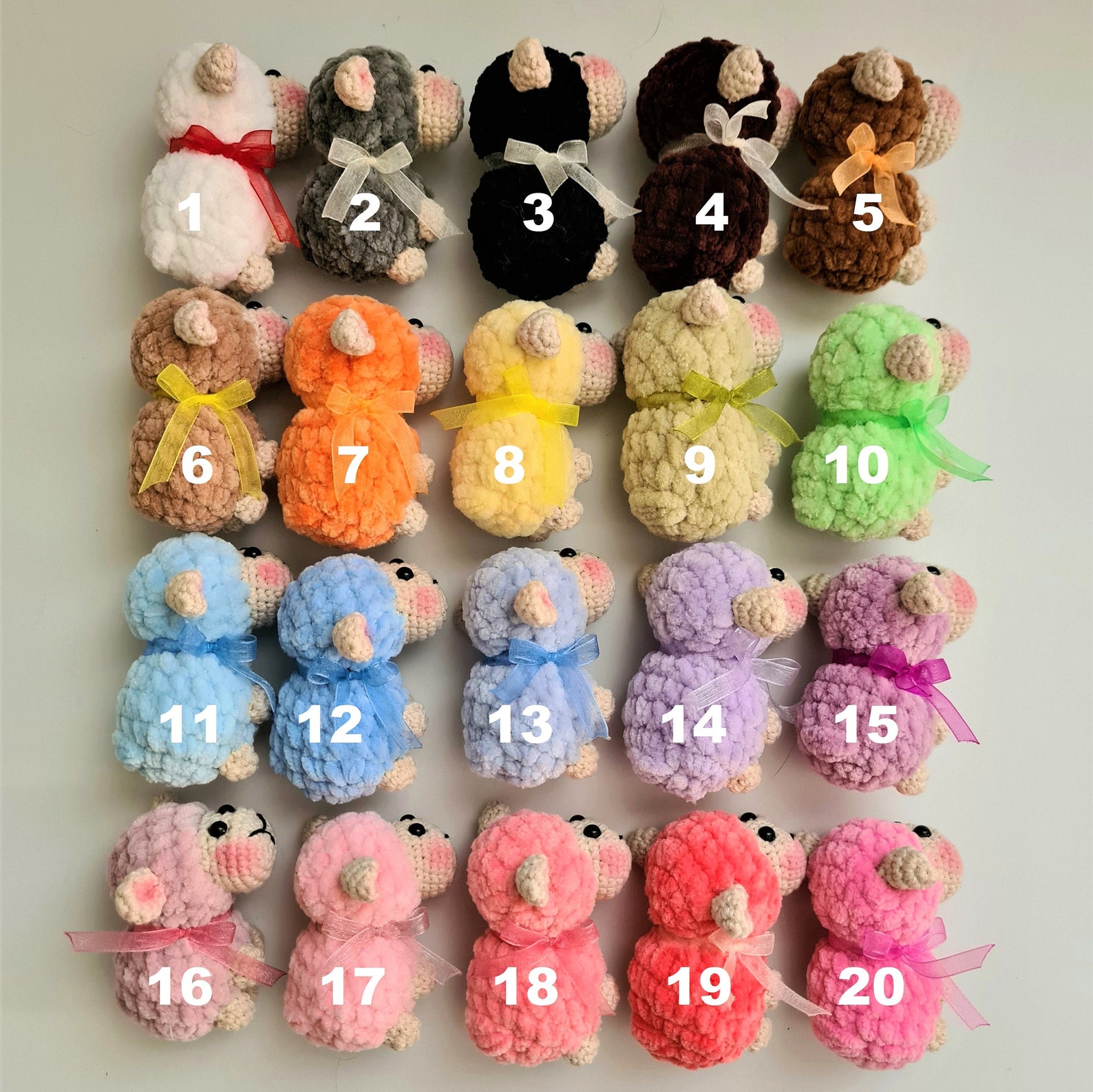 Crochet Sheep Keychain Cute Finished Stuffed Sheep Keyring - Etsy