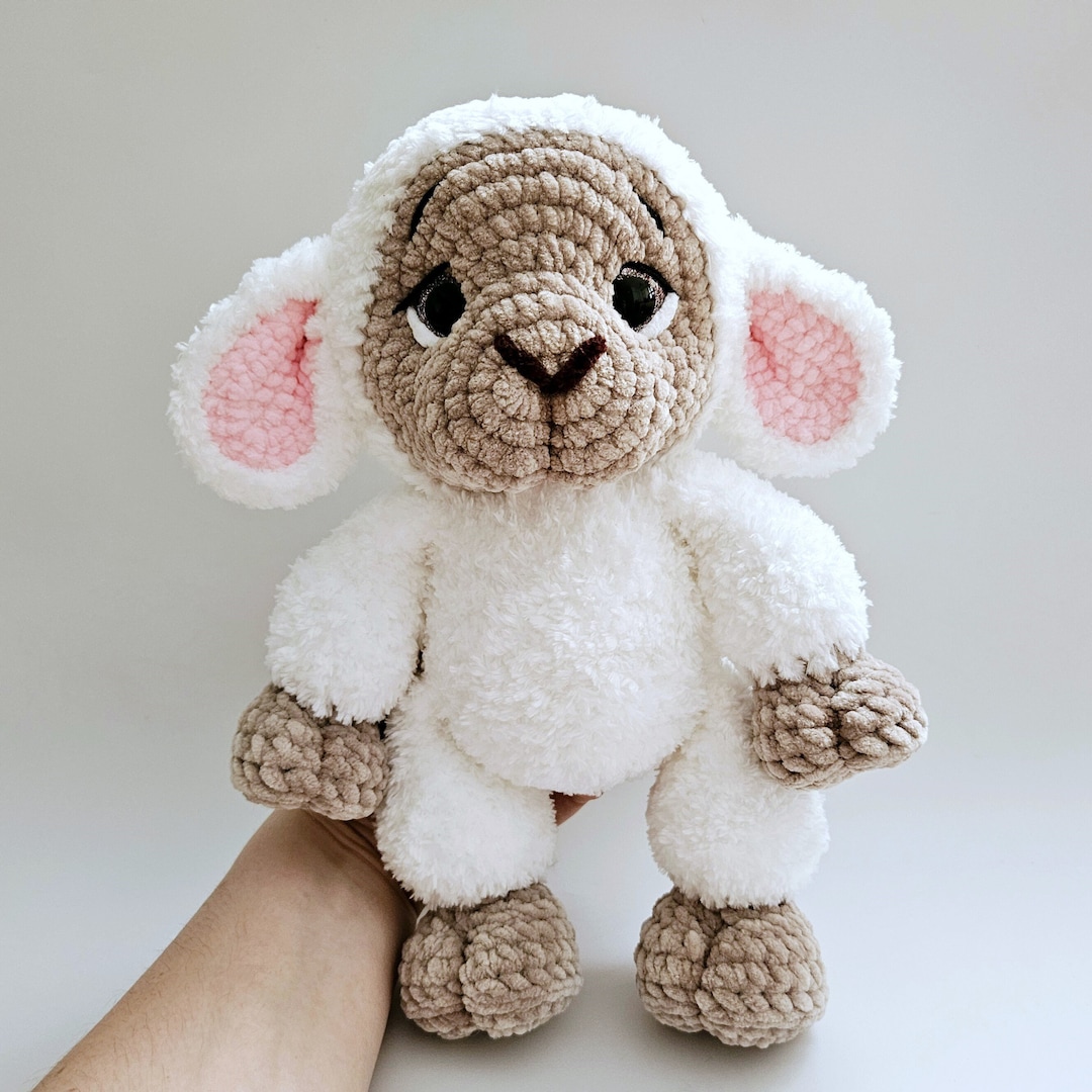 Handmade Plush Sheep Toy: Cuddly Lamb Stuffed Animal - Etsy