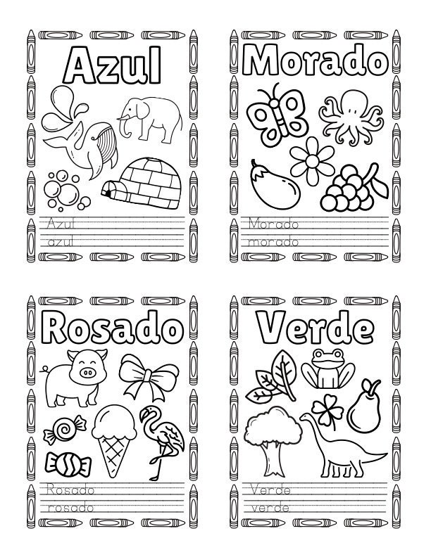 My Book of Colors - Mi Libro De Colores- Spanish Version Included ...