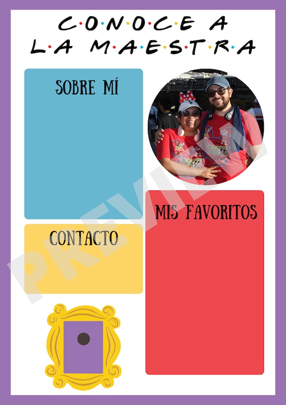 Spanish Meet The Teacher Template
