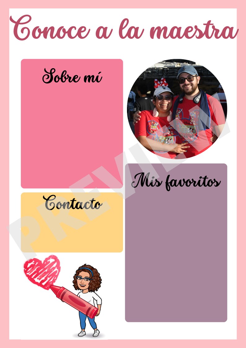 EDITABLE Spanish Meet the Teacher Flyer - Etsy