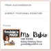 Bitmoji Teacher Email Signature - Etsy