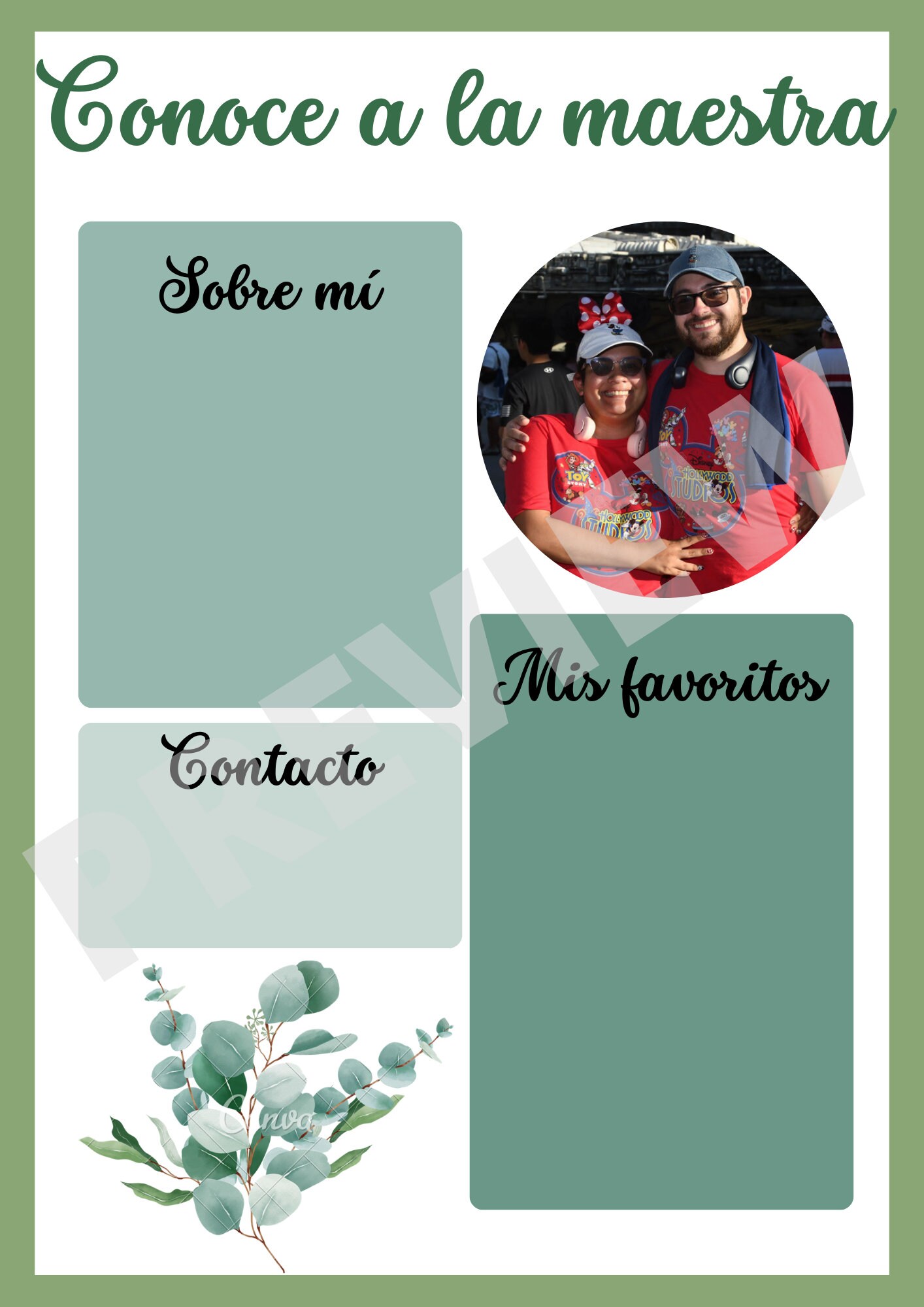 EDITABLE Spanish Meet the Teacher Flyer - Etsy
