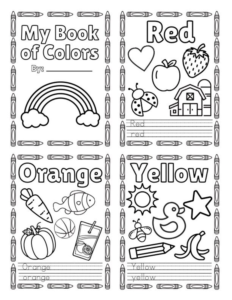 My Book of Colors - Mi Libro De Colores- Spanish Version Included ...