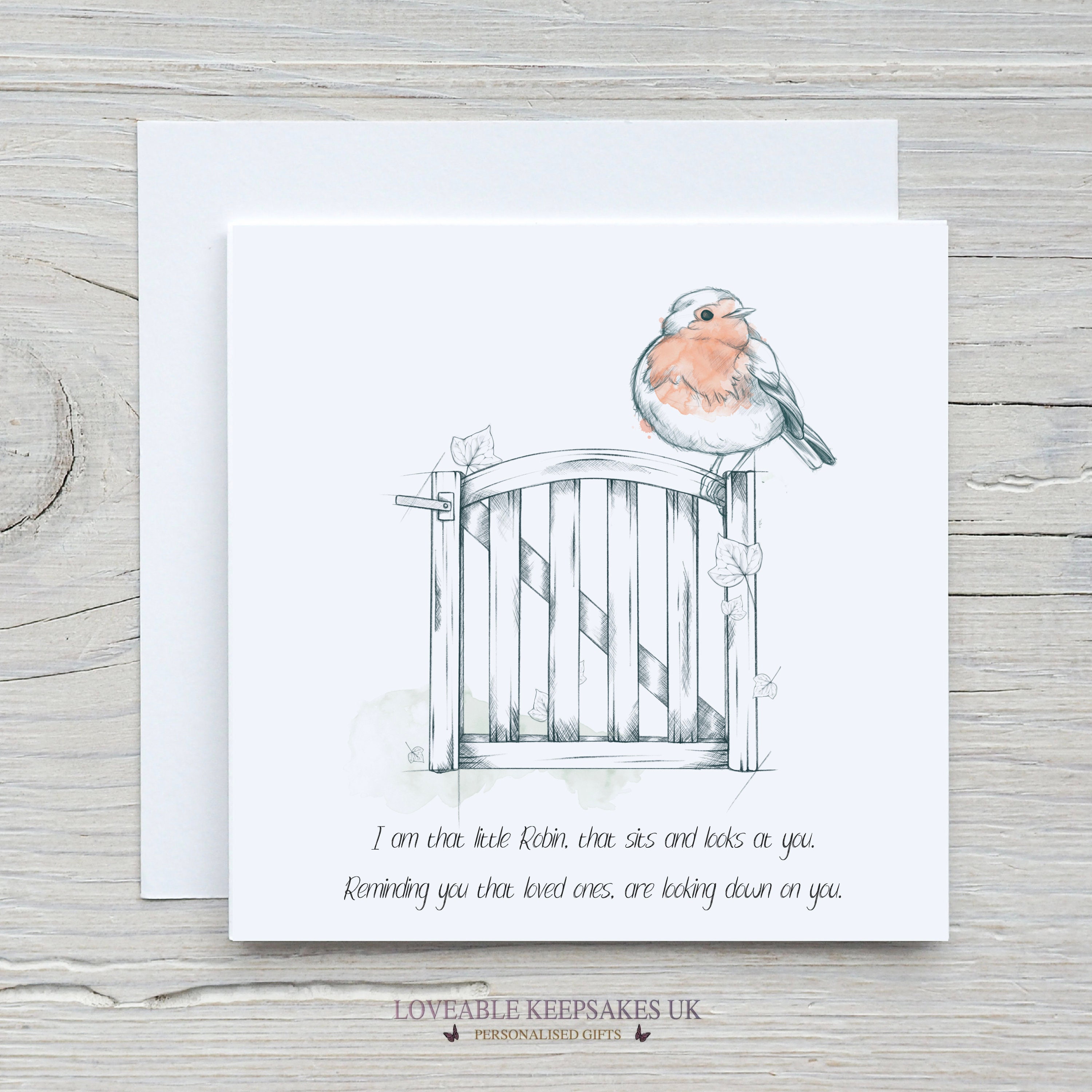 Robin Sympathy Card Condolence Card Greetings Card for - Etsy UK