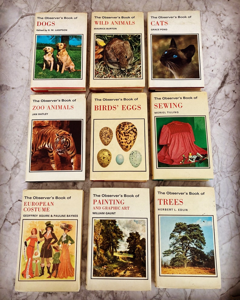 The Observer’s Book Of…beautiful Pocket Guides - Etsy
