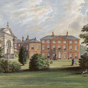 Everingham Park, Yorkshire, Original Antique Vintage Print Dating From ...