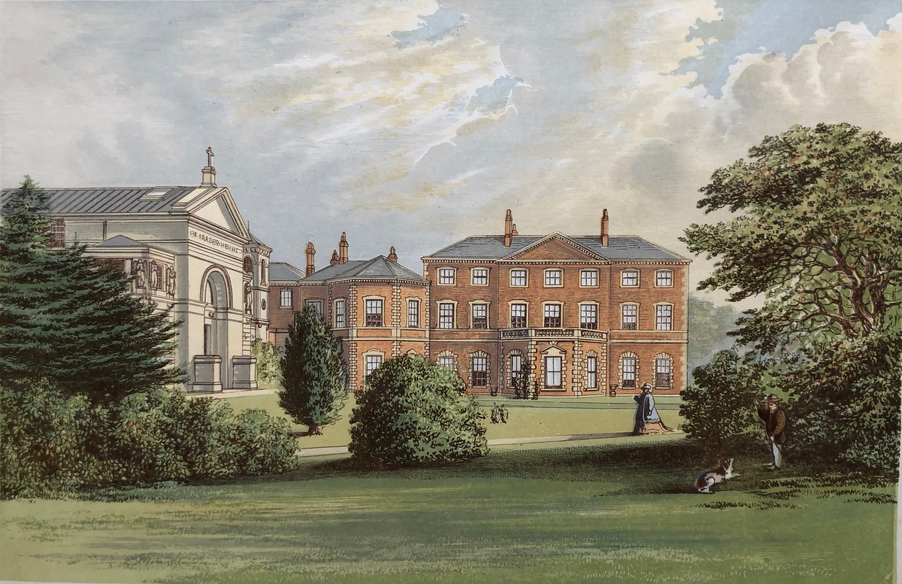 Everingham Park, Yorkshire, Original Antique Vintage Print Dating From ...