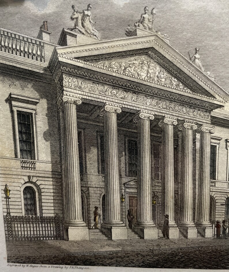 East India House, Leadenhall Street, London, Original Antique Vintage ...